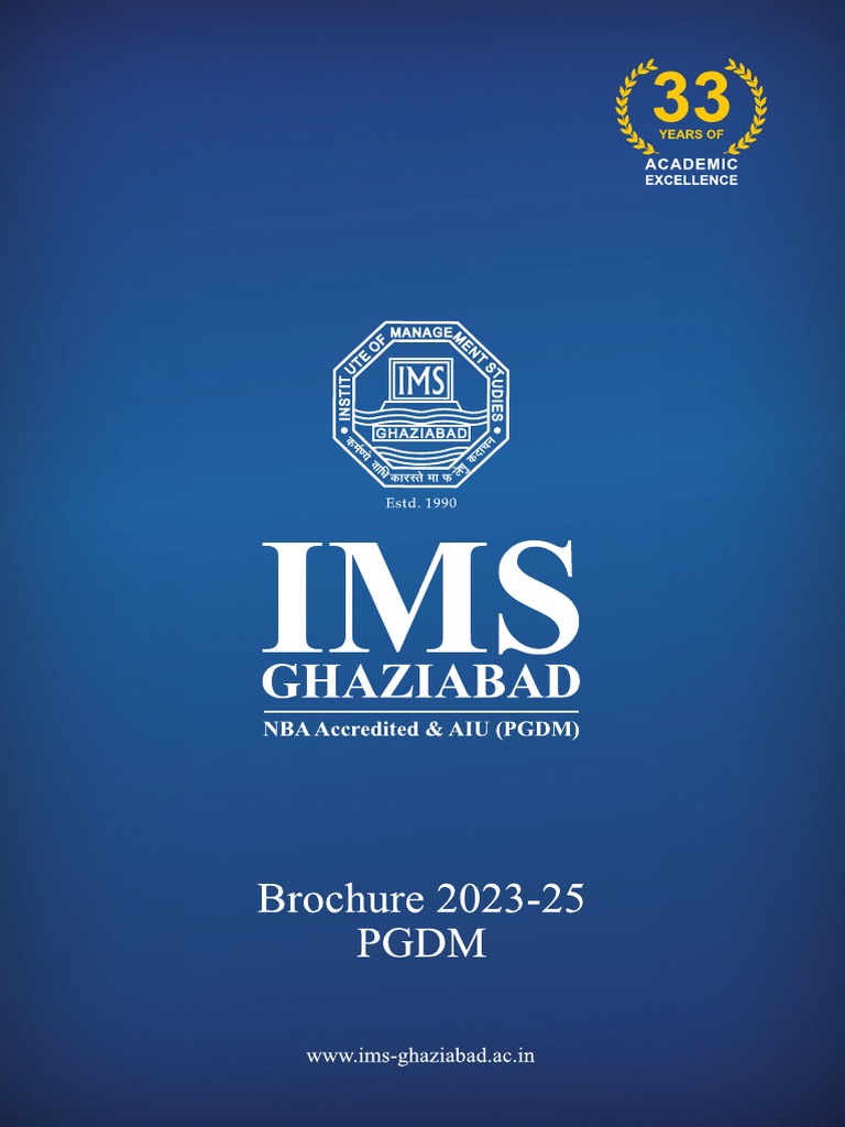 IMS dELHI Info 2023 Final | PDF | Master Of Business Administration ...