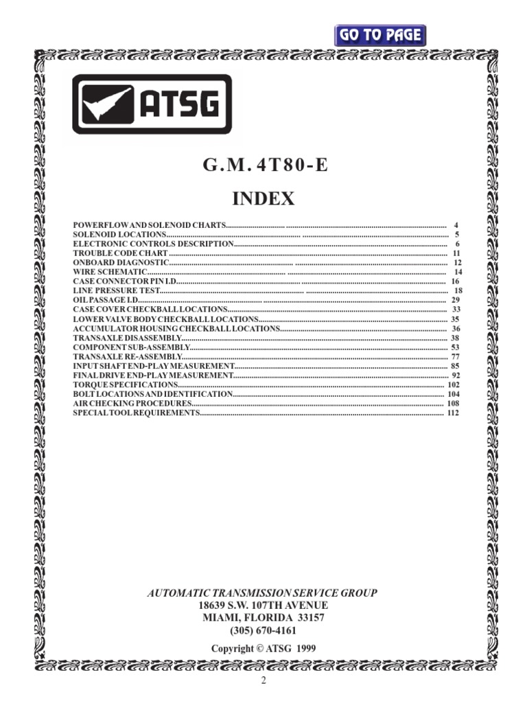 4T80E | PDF | Automatic Transmission | Automotive Industry