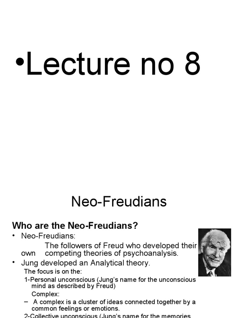 Lec 8 | PDF | Carl Jung | Unconscious Mind