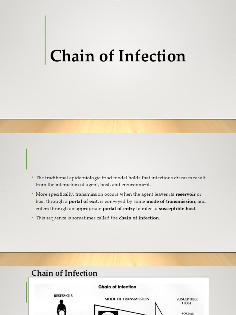 Lecture 7 - Chain of Infection | PDF