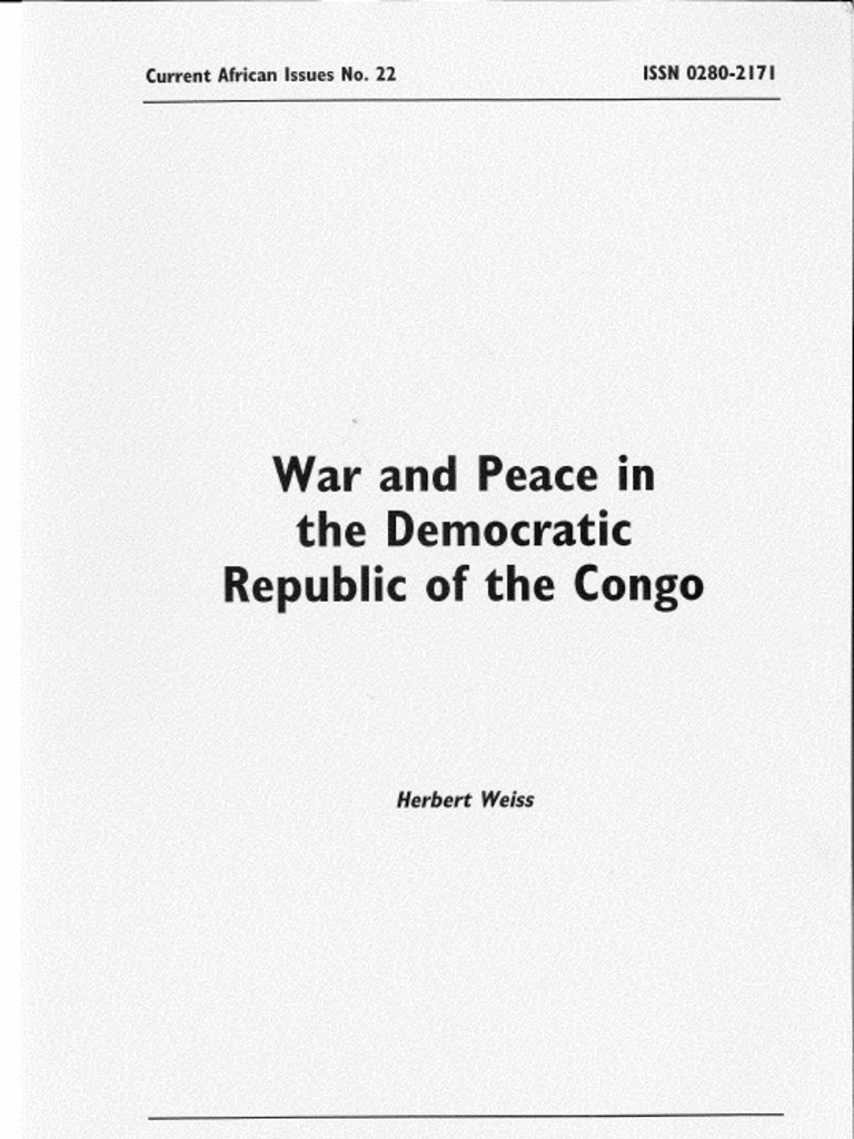 Congo War History | PDF
