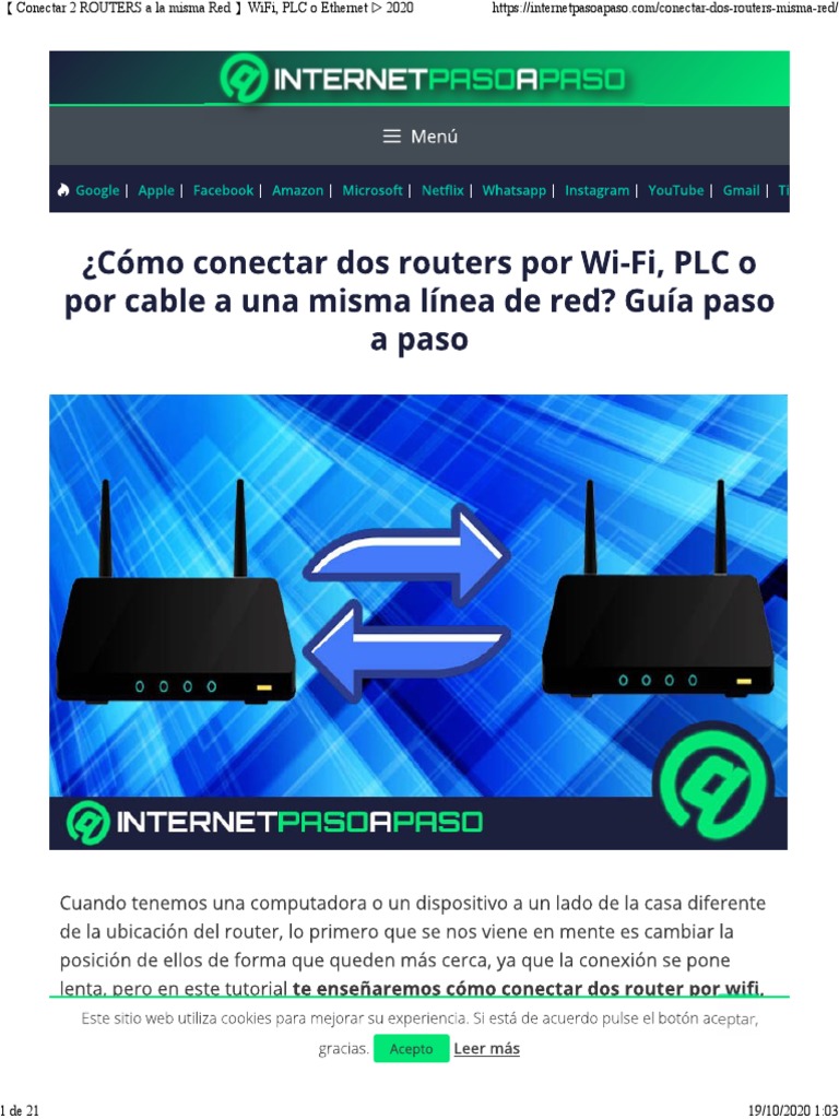 Dos Redes en Un Router | PDF
