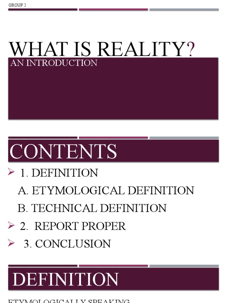 Philosophical Insights on Reality | PDF | Philosophy