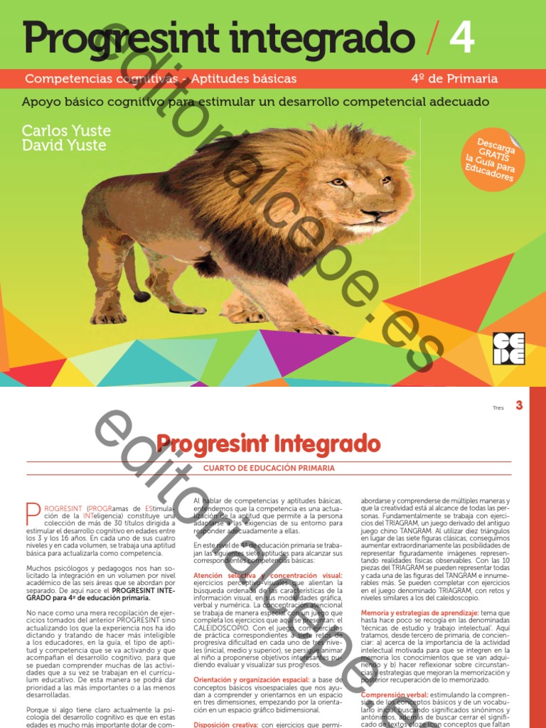 Progresint Integrado: Carlos Yuste David Yuste | PDF