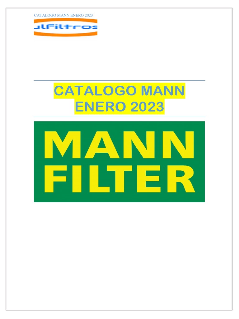 Catalogo Mann | PDF