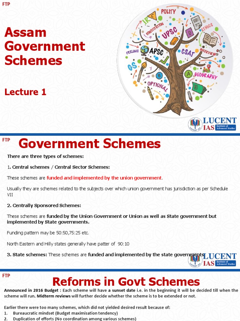 Assam Government Schemes Overview 2025 | PDF | Economies