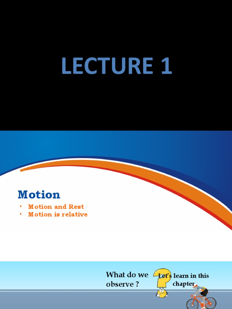 CHP 08 MOTION | PDF | Distance | Euclidean Vector