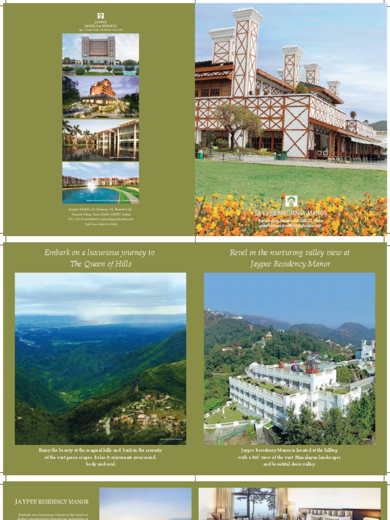 Jaypee Residency Manor: Luxury in Mussoorie | PDF