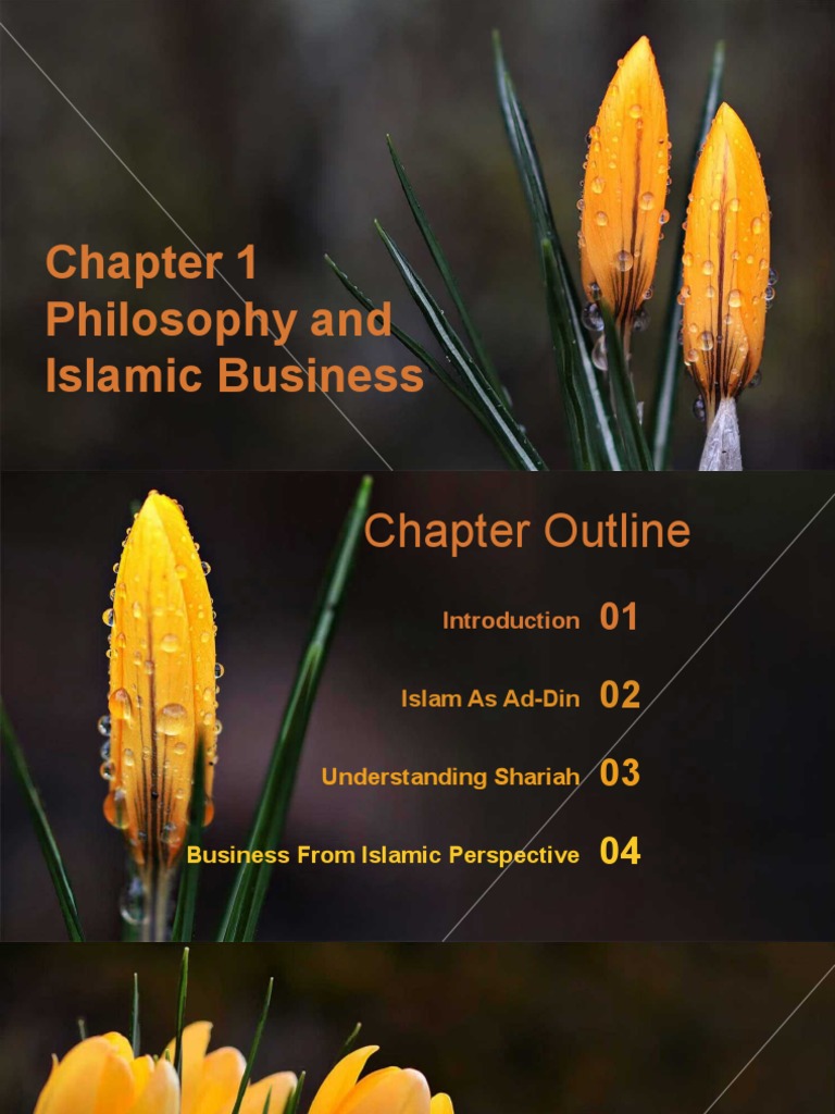 Chapter 1 Philosophy and Islamic Business | PDF | God In Islam | Allah