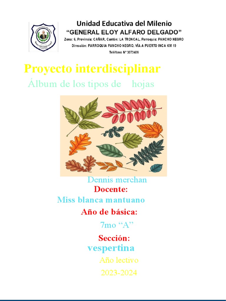 Caratula de Proyecto | PDF