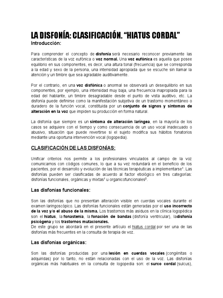 La Relajación en La Terapia de Voz | PDF