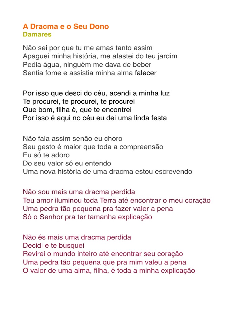 Dracma É Seu Dono | PDF