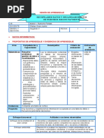 SESIÓN DE APRENDIZAJE #Comparamos y Ordenamos Números | PDF | Evaluación | Aprendizaje