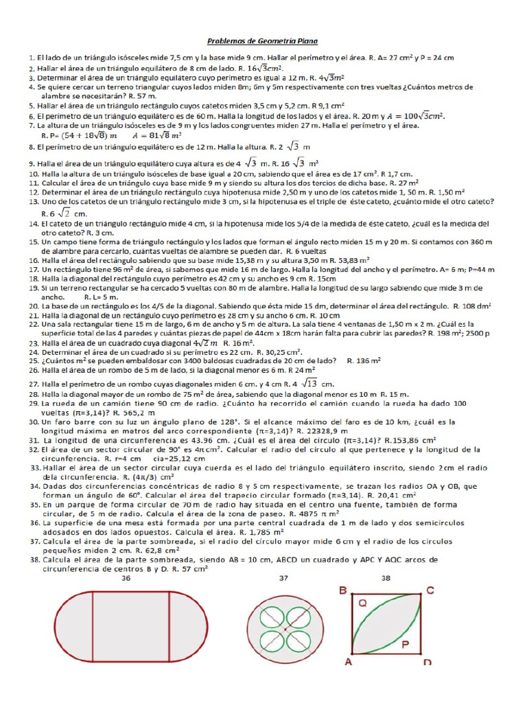C04-C05 - Geometría Plana T PDF | PDF