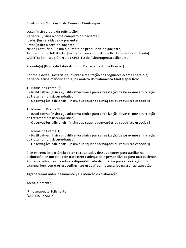 Oficio De Relatorio Medico Modelo De Documentos Adm Direito/modelo De ...