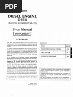 Hyundai Diesel Engine D4EA Workshop Manual PDF | PDF