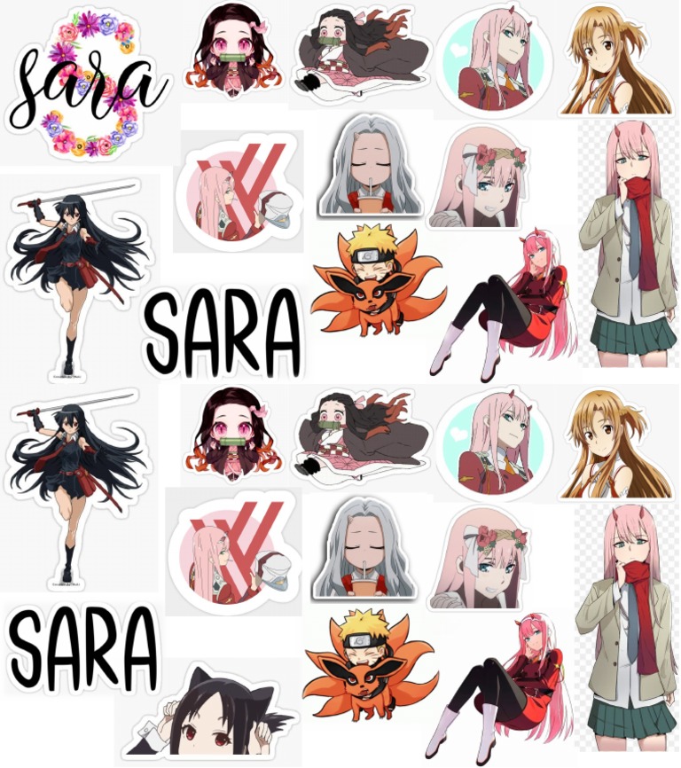 0Anime Girls Pegatinas | PDF