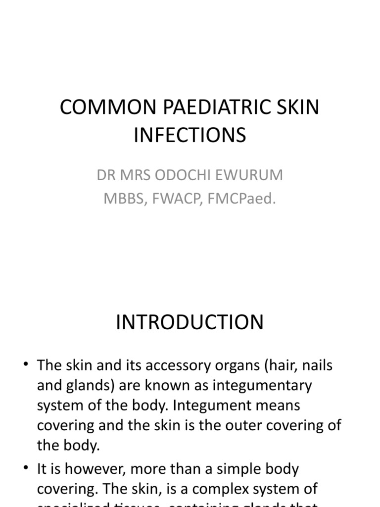Common Paediatric Skin Problems | PDF