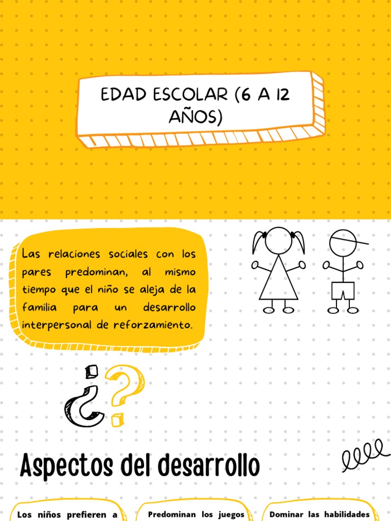 Edad Escolar de 6 A 12 Años | PDF | Sicología | Conceptos psicologicos