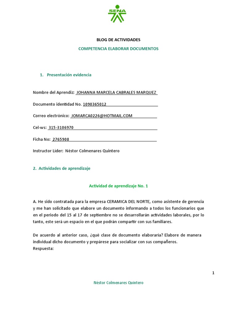 Blog Elaborar Documentos - AA | PDF | Crecimiento personal y profesional