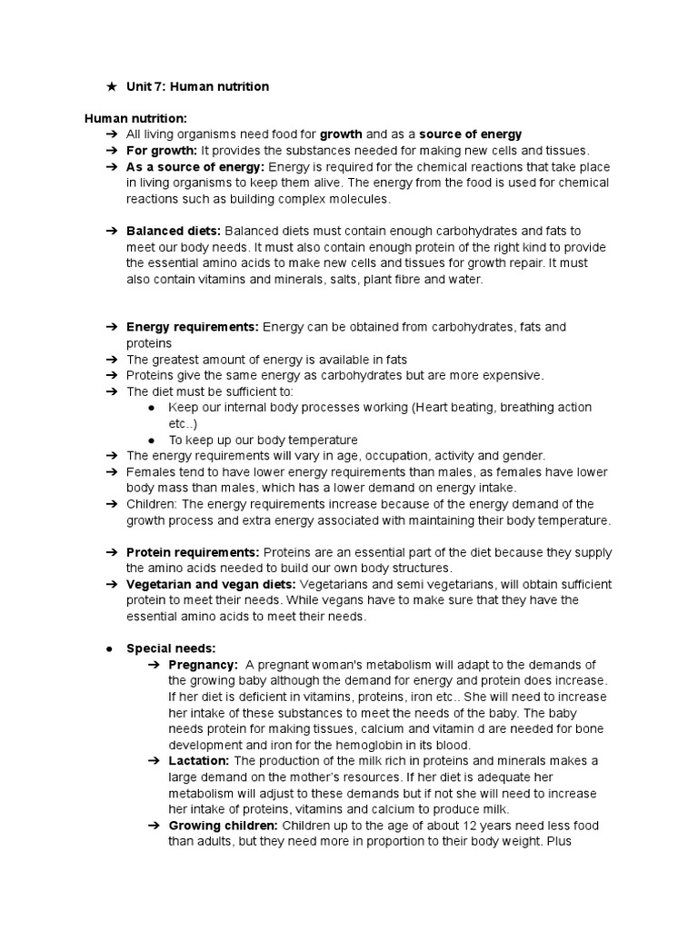 Biology Unit 7 | PDF