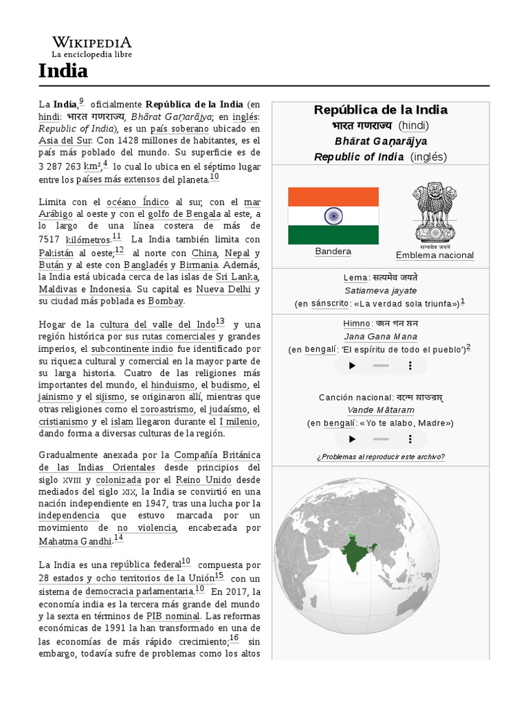 India | PDF | Gobierno