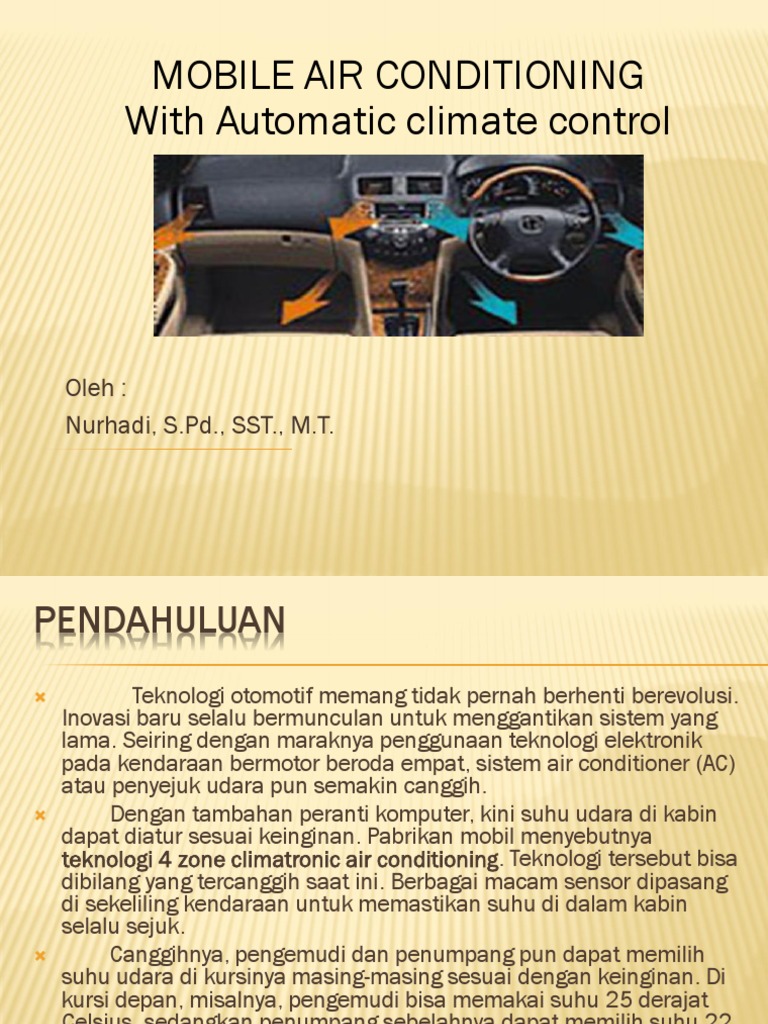 Materi 9 - ELECTRONIC MOBILE AIR CONDITIONING | PDF
