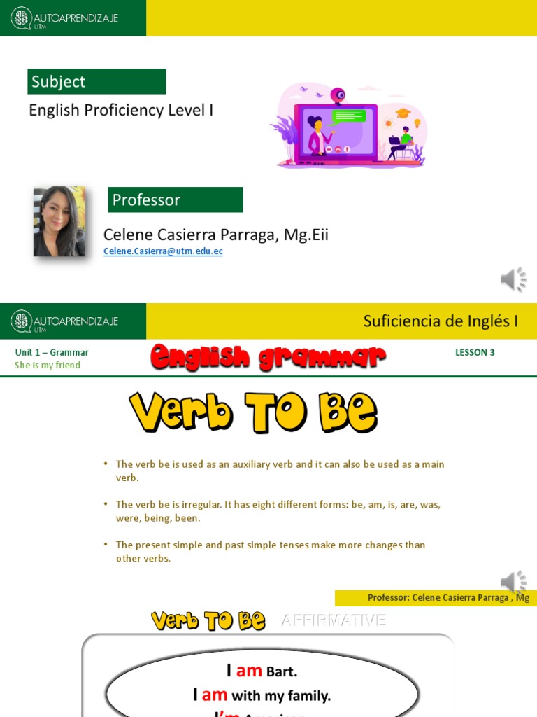 English Proficiency Level I: Grammar & Vocabulary | PDF | Grammar ...