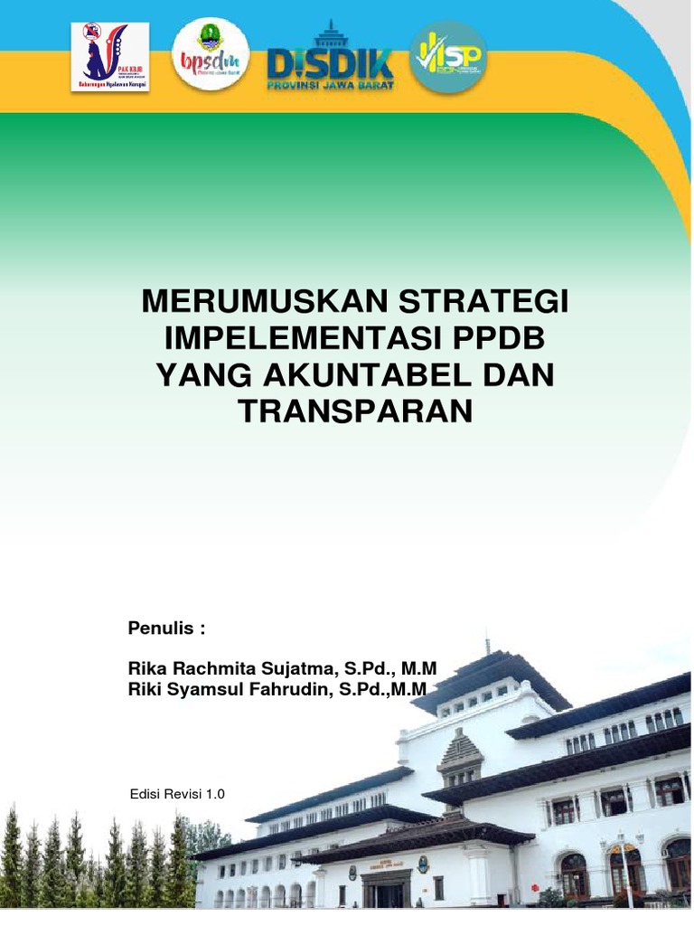 Modul 1 Merumuskan Strategi Implementasi PPDB Yang Akuntabel Dan ...
