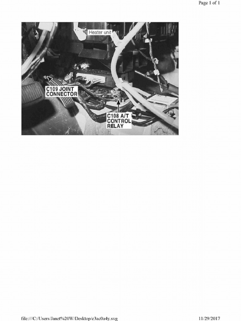 Control Relay C108 Location | PDF