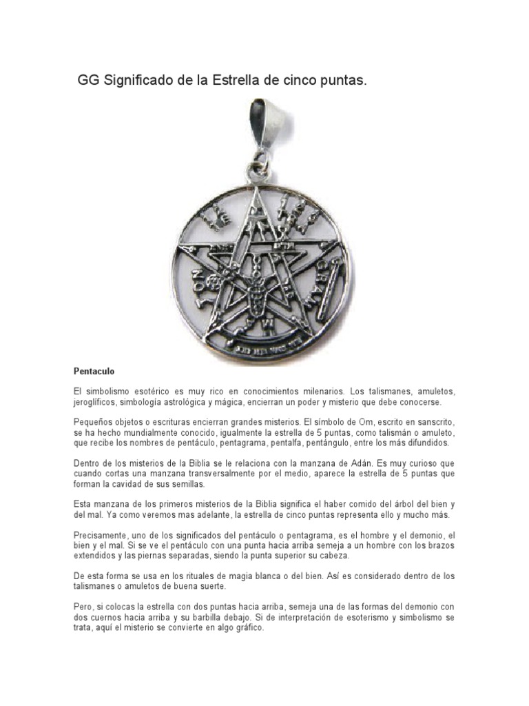 Significado de la Estrella de 5 Puntas | PDF | Filosofía