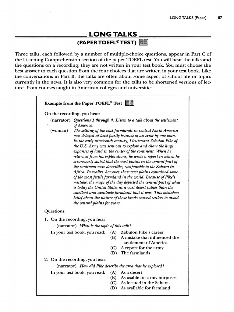 Long Talk - Part B - Practice Ws | PDF Long Talk - Part B - Practice Ws | PDF