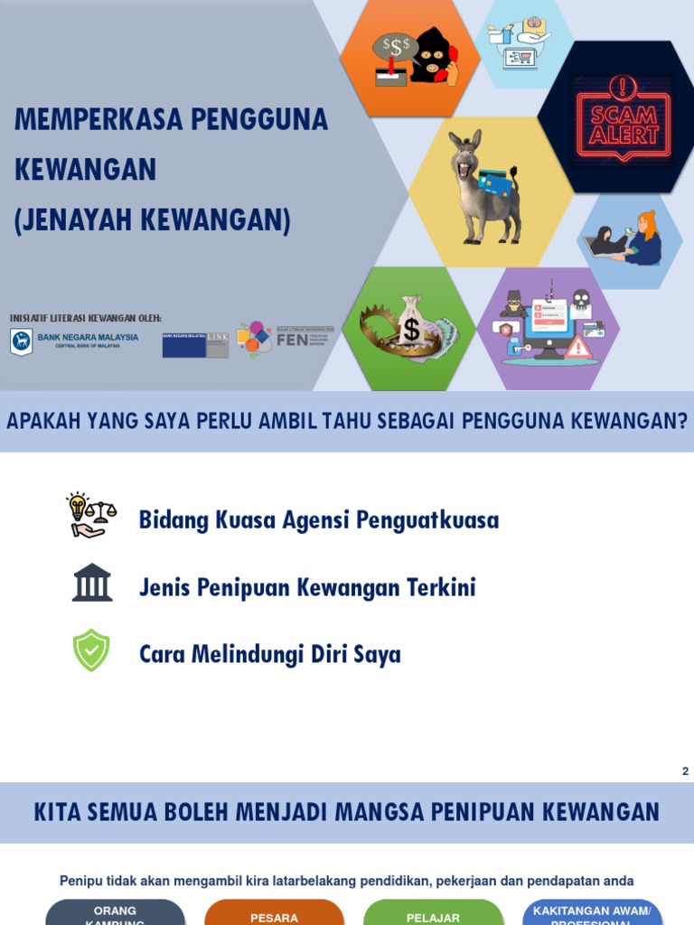 Bank Negara Malaysia - Program Kesedaran Jenayah Kewangan | PDF