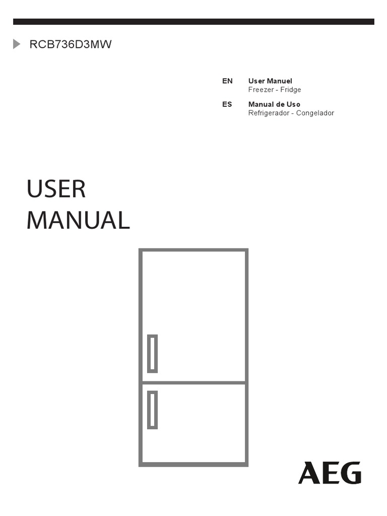 User Manual: RCB736D3MW | PDF | Refrigerator | Vegetables