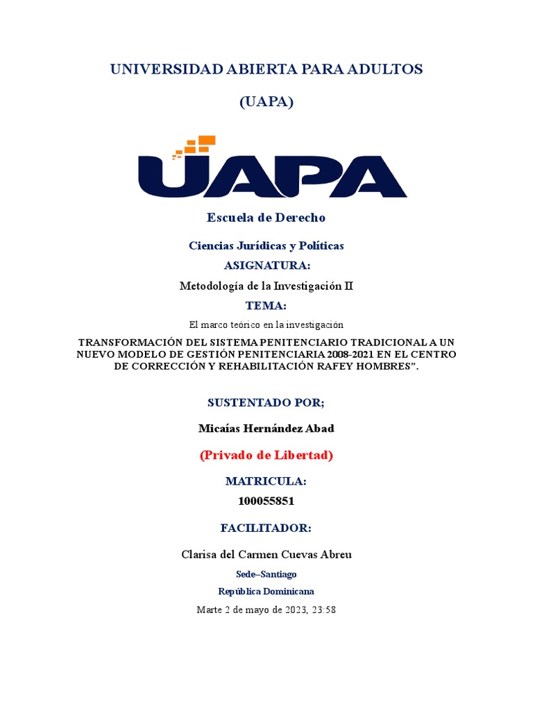 Metodologia 2 Micaias Tarea 2 | PDF