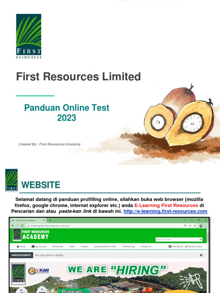 Panduan Online Test (2023) | PDF