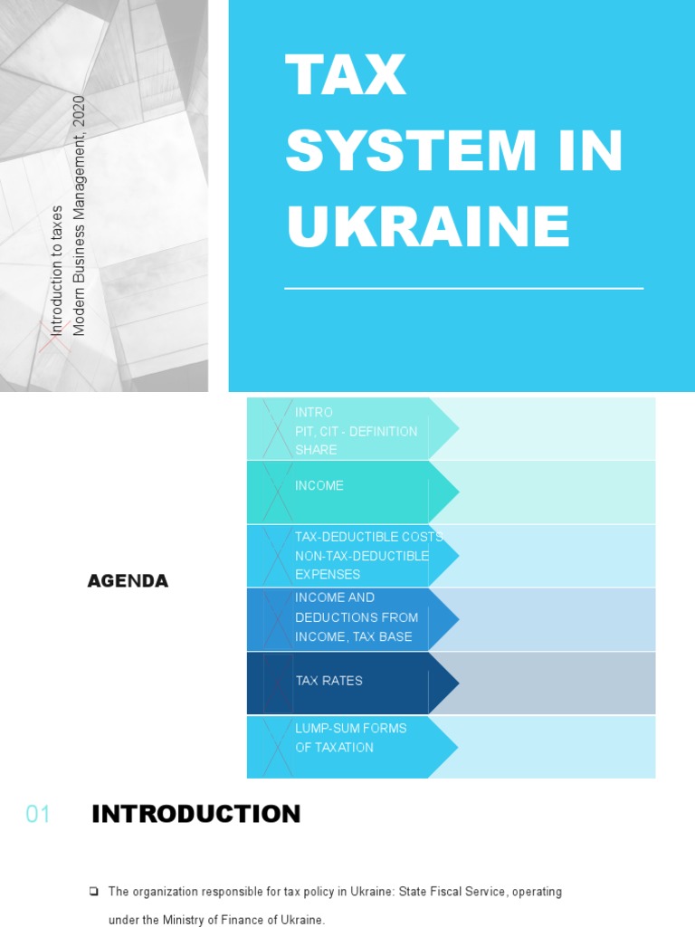 Overview of Ukraine's Tax System | PDF | Taxes | Tax Deduction