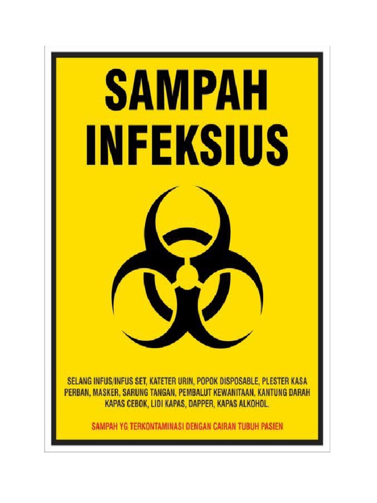 Sampah Infeksius Dan Non Infeksius | PDF
