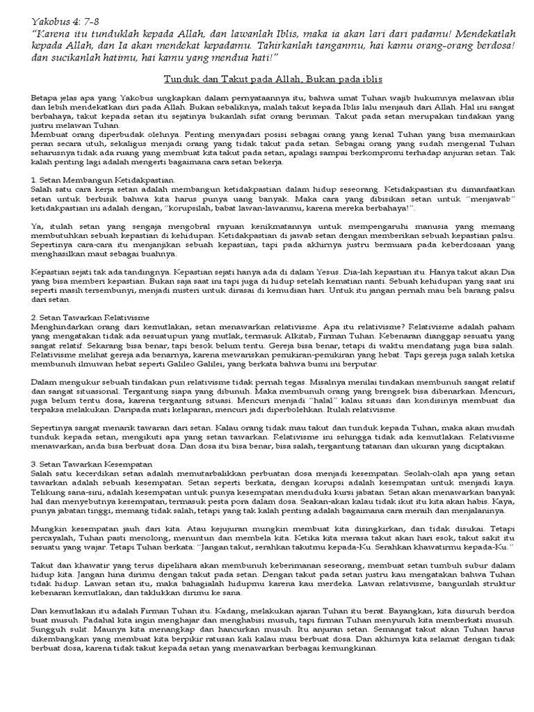 Renungan GY 100520 | PDF