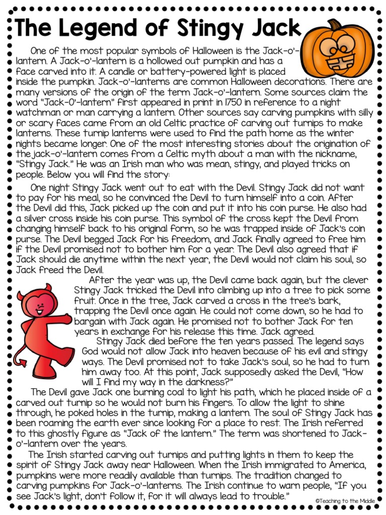 Legend of Stingy Jack | PDF