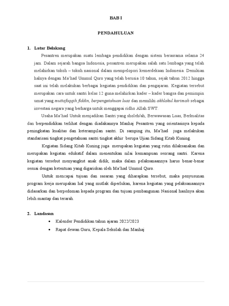 Proposal Sidang Kitab Kuning | PDF