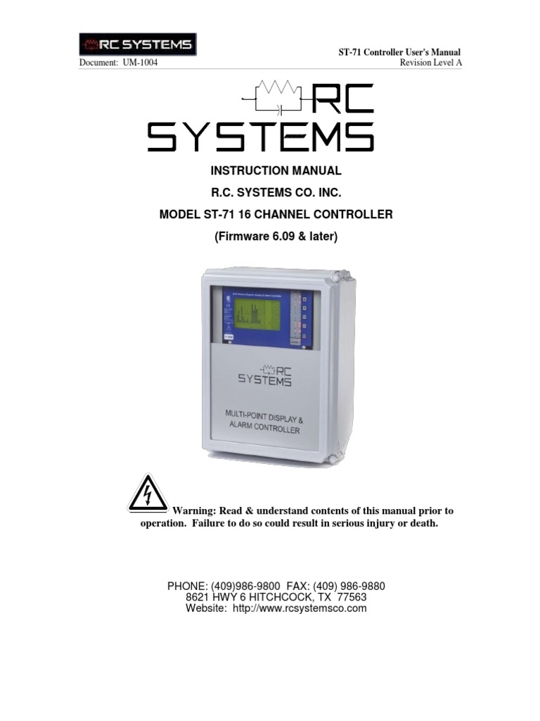 ST-71 Manual | PDF