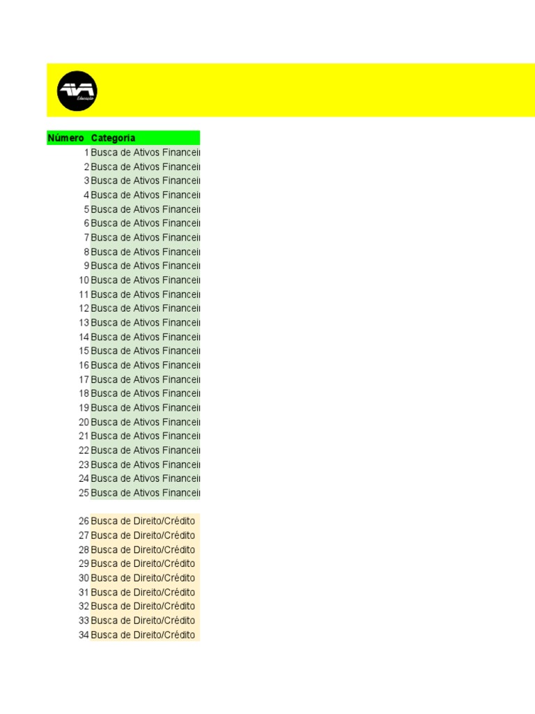 Checklist Da Busca de Bens - Ava | PDF