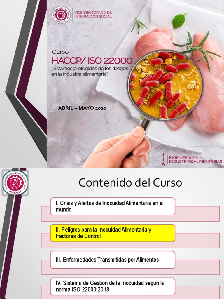 Haccp-Iso 22000 Cap 2 | PDF | Salud y bienestar | Ciencia y matemáticas