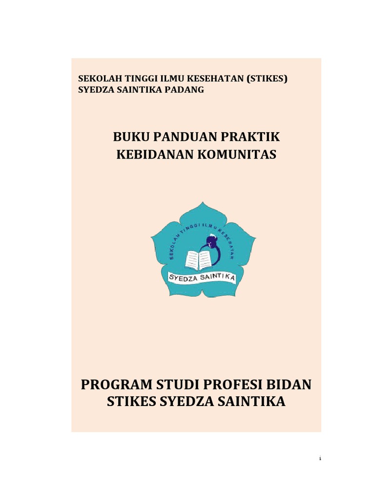 Panduan Praktik Kebidanan STIKES Syedza | PDF | Karier & Perkembangan ...