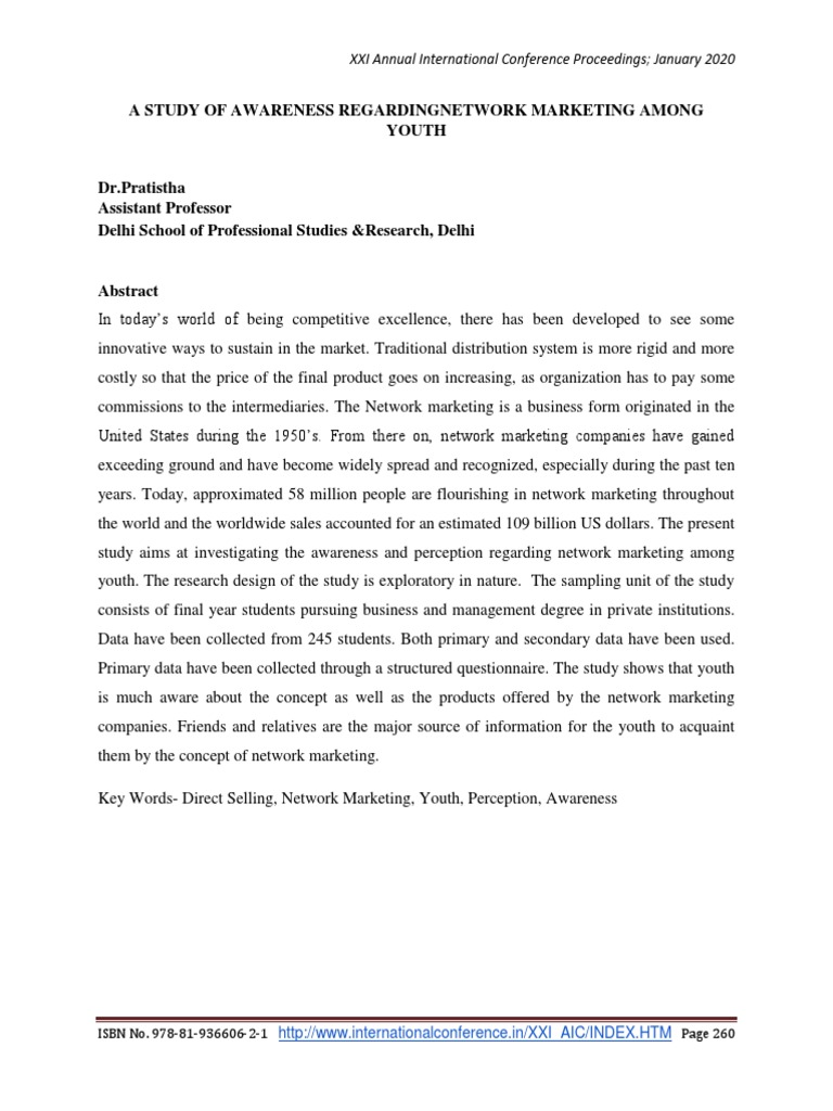 Awareness On MLM | PDF