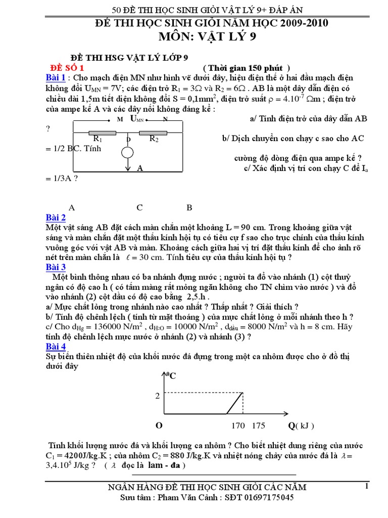 50-đề-thi-HSG-vat-li | PDF