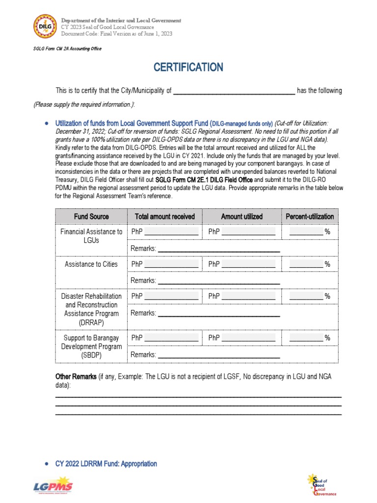 Form 2A 2N - CM - Certifications - As of 01june2023 1 | PDF | Stairs ...