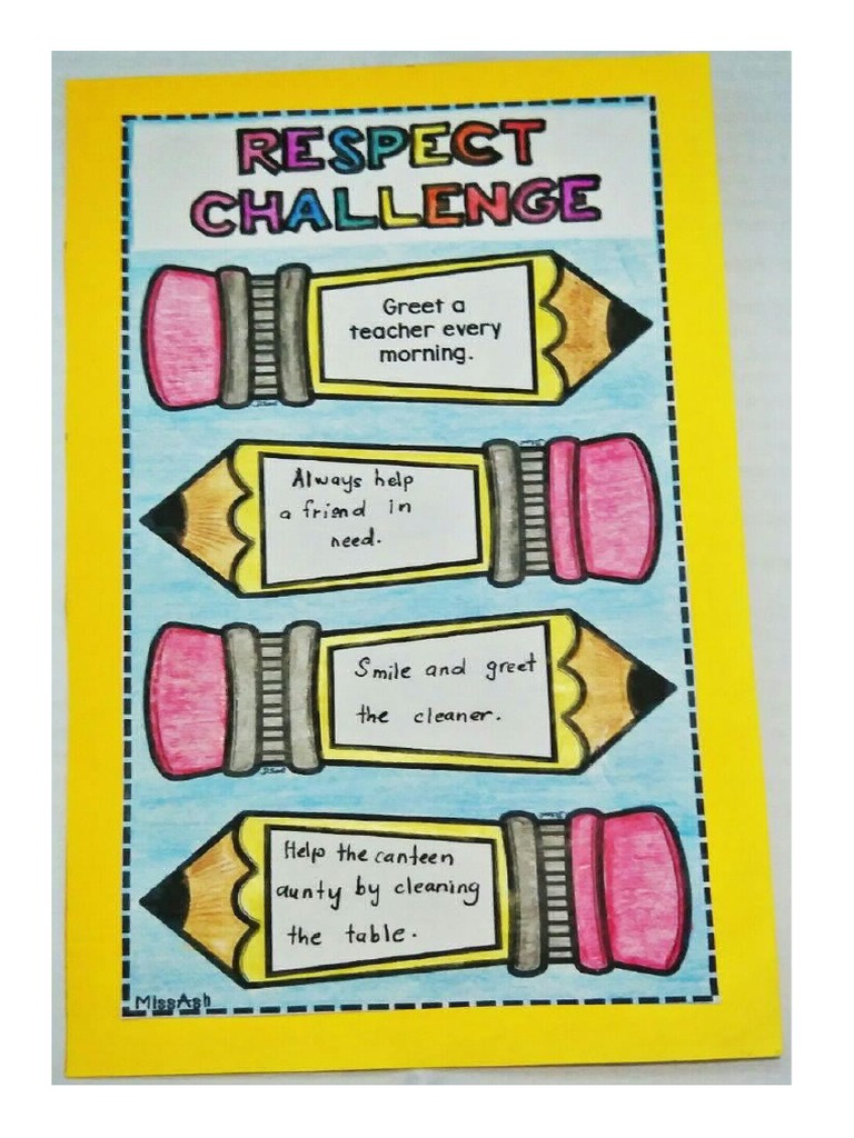 Respect Challenge Bookmarks | PDF