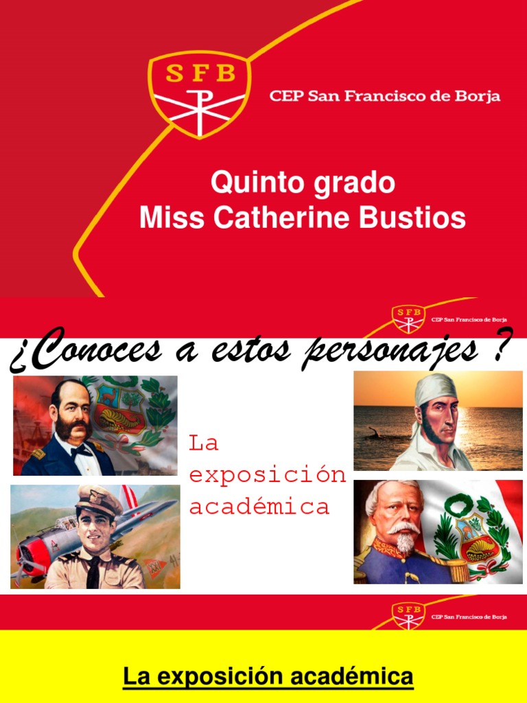 Exposición Académica para Quinto Grado | PDF